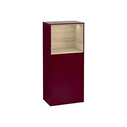 Villeroy & Boch Villeroy und Boch Finion Seitenschrank G510PCHB 41,8x93,6cm, rechts, Emotion, Regal oben Oak Veneer, Peony Matt