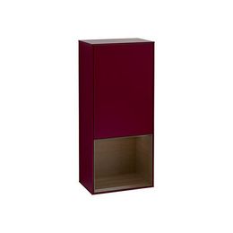 Villeroy & Boch Villeroy und Boch Finion Seitenschrank F550GNHB 41,8x93,6x27cm, rechts, Regal unten Walnut veneer, Peony Matt