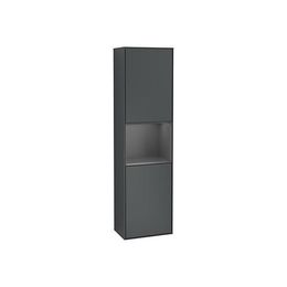 Villeroy & Boch Villeroy und Boch Finion Hochschrank G460GKHG 41,8x151,6cm, links, Emotion, Regal Anthracite Matt Lacquer, Midnight Blue Matt Lacquer