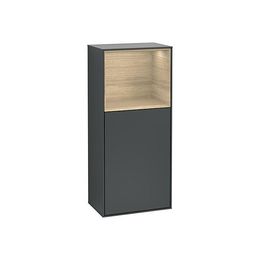 Villeroy & Boch Villeroy und Boch Finion Seitenschrank G510PCHG 41,8x93,6cm, rechts, Emotion, Regal oben Oak Veneer, Midnight Blue Matt Lacquer