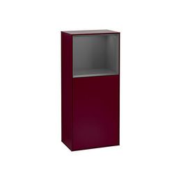 Villeroy & Boch Villeroy und Boch Finion Seitenschrank F510GKHB 41,8x93,6x27cm, rechts, Regal oben Anthracite matt, Peony Matt