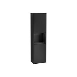 Villeroy & Boch Villeroy und Boch Finion Hochschrank G470PDPD 41,8x151,6cm, rechts, Emotion, Regal Black matt lacquer, Black matt lacquer