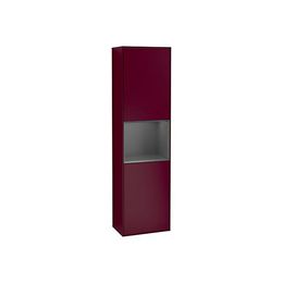 Villeroy & Boch Villeroy und Boch Finion Hochschrank F460GKHB 41,8x151,6x27cm, links, Regal Anthracite Matt Lacquer, Peony Matt