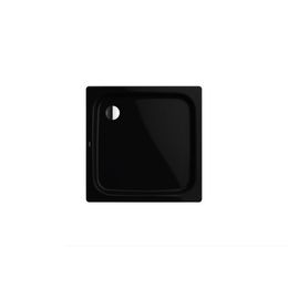 Kaldewei Duschplan Duschwanne 432248040701 120x120x6,5cm, mit Tr&auml;ger, schwarz