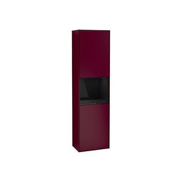 Villeroy & Boch Villeroy und Boch Finion Hochschrank G460PHHB 41,8x151,6cm, links, Emotion, Regal Glossy Black Lacquer, Peony Matt