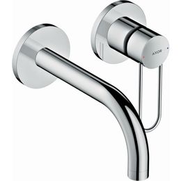 Hansgrohe Axor Uno Wand Waschtischarmatur 38121000 chrom, Ausladung 165mm, B&uuml;gelgriff