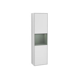 Villeroy & Boch Villeroy und Boch Finion Hochschrank F460GMMT 41,8x151,6x27cm, links, Regal Olive Matt Lacquer, White matt lacquer