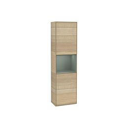 Villeroy & Boch Villeroy und Boch Finion Hochschrank G470GMPC 41,8x151,6cm, rechts, Emotion, Regal Olive Matt Lacquer, Oak Veneer