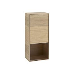 Villeroy & Boch Villeroy und Boch Finion Seitenschrank F540GNPC 41,8x93,6x27cm, links, Regal unten Walnut Veneer, Oak Veneer