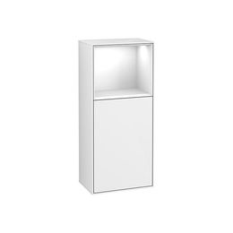 Villeroy & Boch Villeroy und Boch Finion Seitenschrank G530GFGF 41,8cm, rechts, Ladestation, Emotion, Regal Glossy white lacquer, Glossy white lacquer