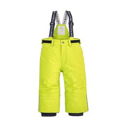 Skihose "FISW 33 MNS SKI PNTS", M&auml;dchen, Gr. 86/92, Normalgr&ouml;&szlig;en, gr&uuml;n (limette), Obermaterial: 100% Polyester;Futter: 100% Polyester;F&uuml;llung: 100% Polyester, FIRST INSTINCT BY Killtec, Hosen Skihose, Wasserdichte Funktionshose mit Fleece, Schneefang und Grow-Up-Funktion