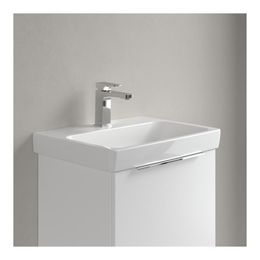 Villeroy & Boch Villeroy und Boch Architectura Waschtisch 4A8756R1 55x42cm, 1 Hahnloch, ohne &Uuml;berlauf, wei&szlig; C-plus