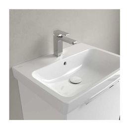 Villeroy & Boch Villeroy und Boch Architectura Waschbecken 4A876G01 600 x 445 x 165 mm, Wei&szlig; Alpin, mit &Uuml;berlauf, Unterseite geschliffen