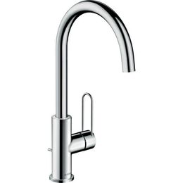 Hansgrohe Axor Uno 240 Waschtischarmatur 38036000 chrom, mit Ablaufgarnitur
