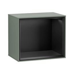 Villeroy & Boch Villeroy und Boch Finion Regalmodul F580PDGM 41,8x35,6x27cm, Regal Black Matt, Olive Matt Lacquer