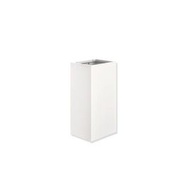 HEWI System 900 Papierabfallbeh&auml;lter 900.05.00160DX Edelstahl pulverbeschichtet wei&szlig; tiefmatt, 25 l, ohne Deckel
