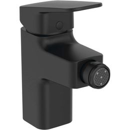 Ideal Standard CeraPlan Bidetarmatur BD248XG Metall-Ablaufgarnitur, Ausladung 94mm, silk black