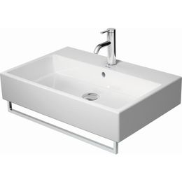Duravit Vero Air M&ouml;bel-Waschtisch 23507000701 70 x 47 cm, wei&szlig; WonderGliss, ohne Hahnloch, ohne &Uuml;berlauf, mit Hahnlochbank
