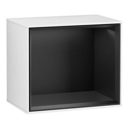 Villeroy & Boch Villeroy und Boch Finion Regalmodul F580PDGF 41,8x35,6x27cm, Regal Black Matt, Glossy white lacquer