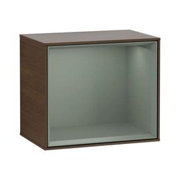 Villeroy & Boch Villeroy und Boch Finion Regalmodul G580GMGN 41,8x35,6x27cm, Emotion, Regal Olive Matt, Walnut veneer