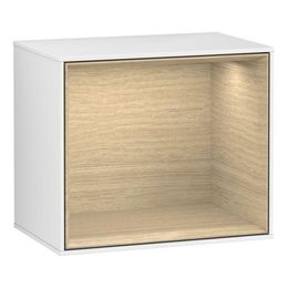 Villeroy & Boch Villeroy und Boch Finion Regalmodul G580PCGF 41,8x35,6x27cm, Emotion, Regal Oak Veneer, Glossy white lacquer