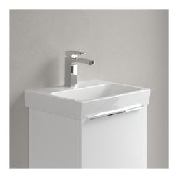 Villeroy & Boch Villeroy und Boch Architectura Handwaschbecken 43874601 45x36,5cm, Becken mittig, 1 Hahnloch, ohne &Uuml;berlauf, wei&szlig;