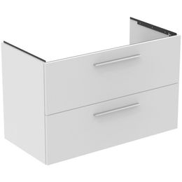 Ideal Standard i.life B M&ouml;belwaschtischunterschrank T5585DU 2 Ausz&uuml;ge Siphon rechts, 1000x505x630 mm, Wei&szlig; matt