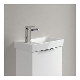 Villeroy & Boch Villeroy und Boch Architectura Handwaschbecken 438548R1 48x27,5cm, Becken rechts, 1 Hahnloch, mit &Uuml;berlauf, wei&szlig; C-plus