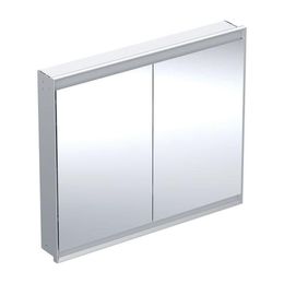 Geberit One Spiegelschrank 505804001 105 x 90 x 15 cm, Aluminium eloxiert, mit ComfortLight, 2 T&uuml;ren