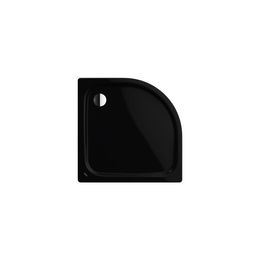 Kaldewei Zirkon Duschwanne 452248043701 90x90x6,5cm, mit Tr&auml;ger, Perl-Effekt, schwarz