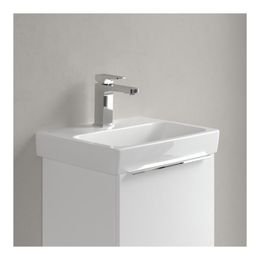 Villeroy & Boch Villeroy und Boch Architectura Handwaschbecken 438746R1 45x36,5cm, Becken mittig, 1 Hahnloch, ohne &Uuml;berlauf, wei&szlig; C-plus
