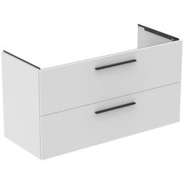 Ideal Standard i.life B M&ouml;belwaschtischunterschrank T5587DU 2 Ausz&uuml;ge Siphon rechts, 1200x505x630 mm, Wei&szlig; matt