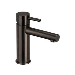 Herzbach Design iX PVD Waschtischarmatur 21.133200.1.40 M-Size, ohne Ablaufgarnitur, Black Steel