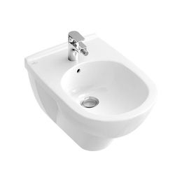 Villeroy & Boch Villeroy & Boch O.Novo Wandbidet 54600001 36x56cm, weiss, mit Hahnloch und &Uuml;berlauf