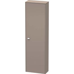 Duravit Brioso Hochschrank BR1321R1043 520x1770x240mm, Basalt Matt, T&uuml;r r., Griff Chrom