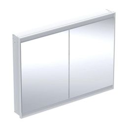 Geberit One Spiegelschrank 505805002 120 x 90 x 15 cm, wei&szlig;/Aluminium pulverbeschichtet, mit ComfortLight, 2 T&uuml;ren