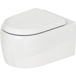 Duravit Qatego Wand Tiefspül WC.2583092000 verdeckte Befestigung, Weiß Hochglanz, 385x570mm