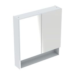 Geberit Renova Plan Spiegelschrank 502365011 58,8 cm, wei&szlig;, lackiert hochgl&auml;nzend, mit 2 T&uuml;ren