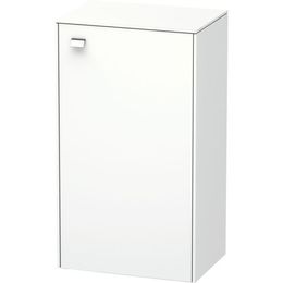 Duravit Brioso Halbhochschrank Individual 61-91cm BR1340R1018, Wei&szlig; Matt, T&uuml;r rechts, Griff Chrom
