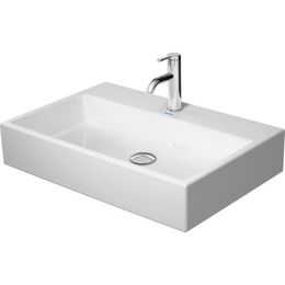 Duravit Vero Air M&ouml;bel-Waschtisch geschliffen 2350700071 70 x 47 cm, wei&szlig;, mit Hahnloch, ohne &Uuml;berlauf, mit Hahnlochbank