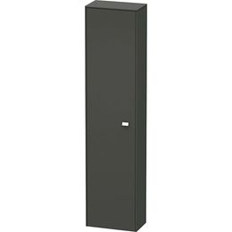 Duravit Brioso Hochschrank BR1320L1049 420x1770x240mm, Graphit Matt, T&uuml;r l., Griff Chrom