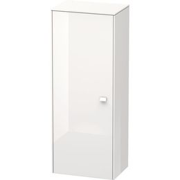 Duravit Brioso Halbhochschrank Individual 91-133cm BR1341L2222, Wei&szlig; Hochglanz, T&uuml;r links