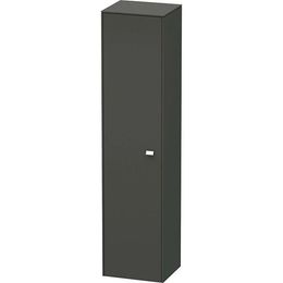 Duravit Brioso Hochschrank BR1330L1049 420x1770x360mm, Graphit Matt, T&uuml;r l., Griff Chrom