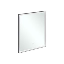Villeroy & Boch Villeroy und Boch Subway 3.0 Spiegel A46365BC Aluminiumrahmen, 65 x 75 x 4,75 cm, schwarz matt/wei&szlig; matt