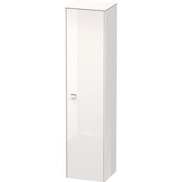 Duravit Brioso Hochschrank BR1330R1022 42x36x177cm, T&uuml;r rechts, chrom/wei&szlig; Hochglanz