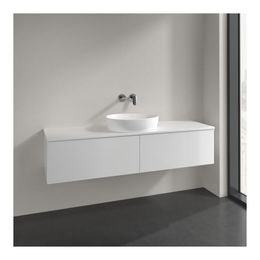 Villeroy & Boch Villeroy und Boch Antao Waschtisch-Unterschrank K36010GF 160x36x50cm, Waschbeckenplattenfarbe Lack, glossy white lacquer