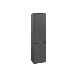 Villeroy & Boch Villeroy und Boch Subway 3.0 Hochschrank C59301VR 40x171x36,2cm, Schanier rechts/Griff Volcano black, graphite
