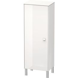 Duravit Brioso Halbhochschrank Individual 91-133cm BR1341L1818, Weiß Matt, Tür links