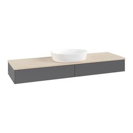 Villeroy & Boch Villeroy & Boch Antao Waschtischunterschrank 1600x190x500mm L14013GK mit Beleuchtung FK/AP: GK/3