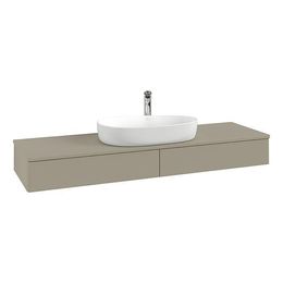 Villeroy & Boch Villeroy & Boch Antao Waschtischunterschrank 1600x190x500mm L14150GF mit Beleuchtung mit Struktur FK/AP: GF/0